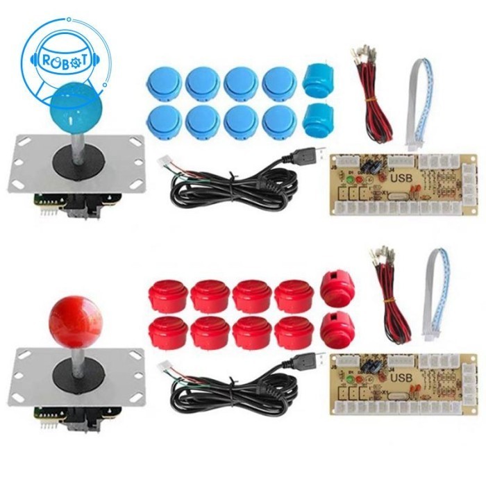 Jual 2LAYER ZERO DELAY ARCADE JOYSTICK DIY KITS USB ENCODER KE GAME PC ...