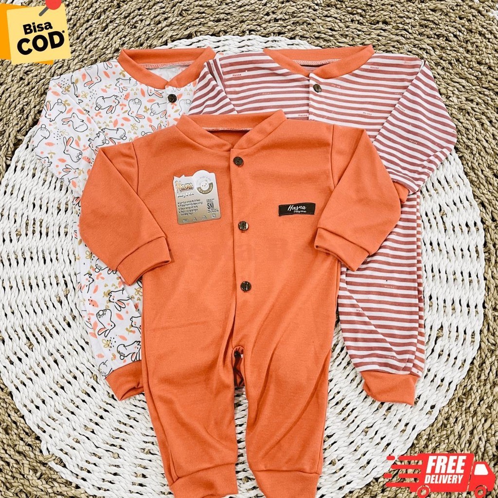 Jual Sleepsuit Bayi Baru Lahir 0 3 Bulan SNI Jumper Bayi Lengan Panjang ...