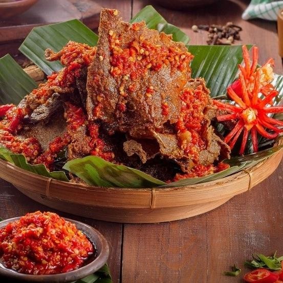 Jual Mamafuji -Dendeng Balado Kering Pedas Kriuk ORIGINAL NENEK GALA ...