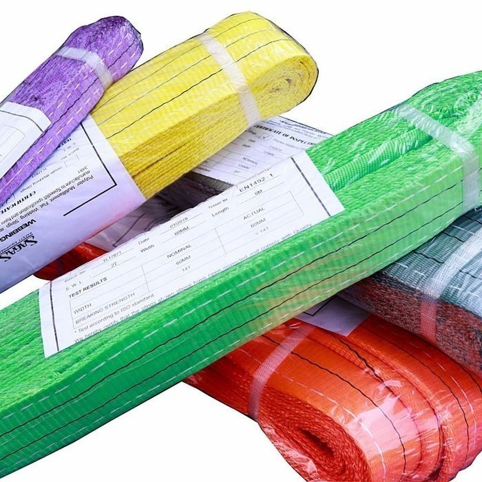 Jual Webbing Sling / Tali Polyester 1 Ton x 5 Mtr 2 ply 2 eye SAGAS K01 ...