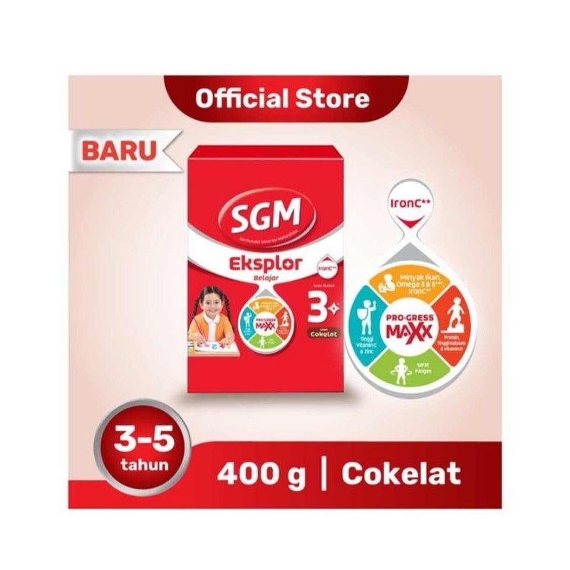 Jual SGM Eksplor 3+ Pro-Gressmaxx Susu Pertumbuhan Rasa Vanilla Madu ...