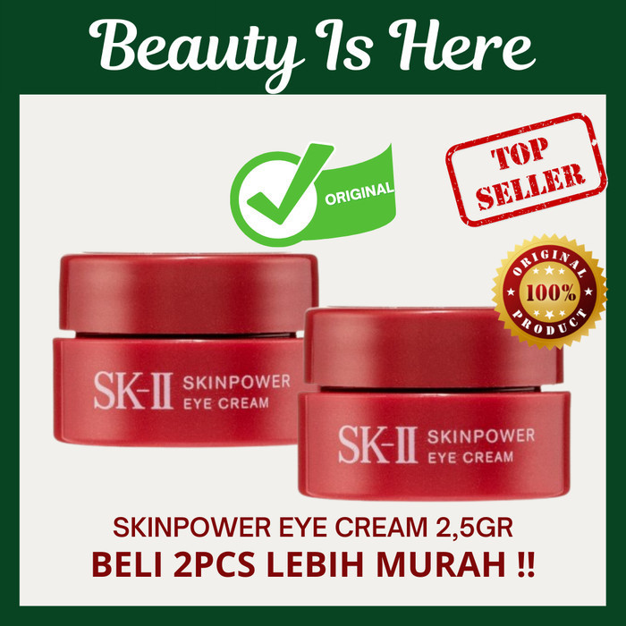 Jual Sk-Ii Skii Sk2 Skinpower Skin Power Eye Cream 2,5Gr X 2Pcs | Shopee Indonesia