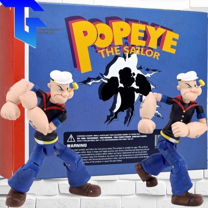Jual Bagus Dasin Model Popeye The Sailor Man 1/12 Scale Action Figure ...