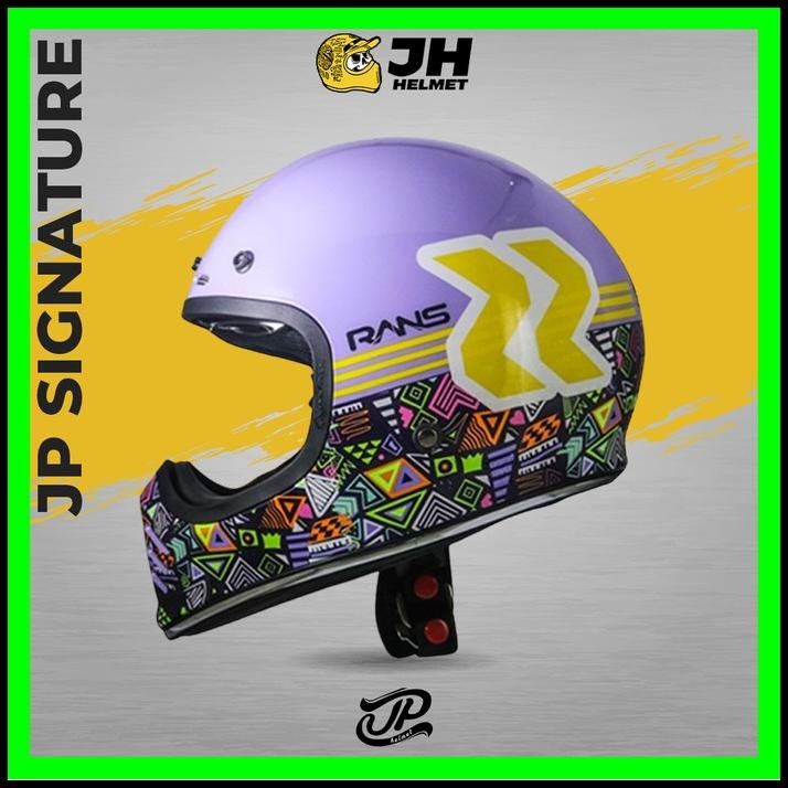 Jual Helm Jp Signature Nohea Violet Rans Special Edition | Shopee Indonesia