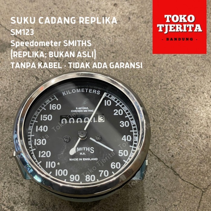 Jual Replika Speedometer Smiths SM123 Speedo Motor Tua British Inggris ...
