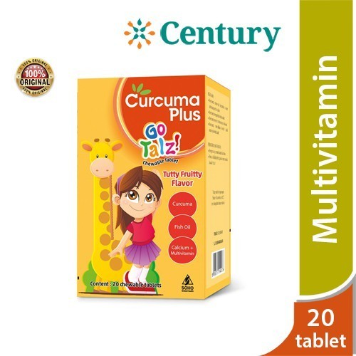 Jual Curcuma Plus Go Talz Jeruk Tablet/Kunyit/Obat Gemuk/Penambah Nafsu ...