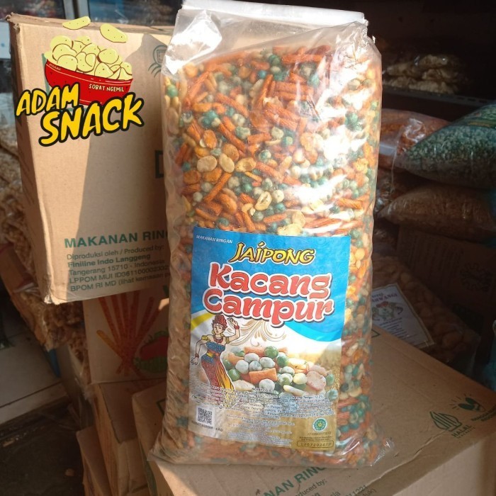 Jual SNACK KACANG CAMPUR RENYAH KEMASAN 1 BAL 4 KG | Shopee Indonesia