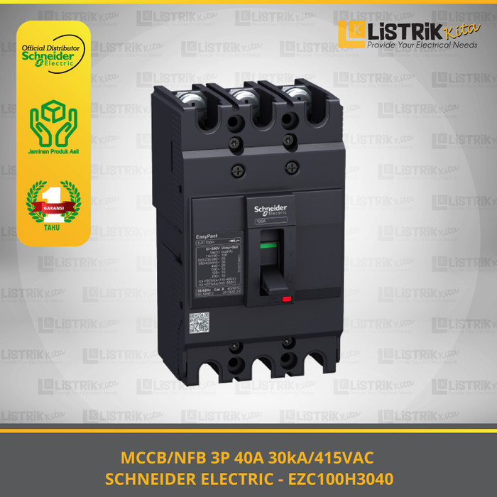 Jual Mccb Schneider Ezc100H 3P/3T 40A 30Ka - Ezc100H3040 | Shopee Indonesia