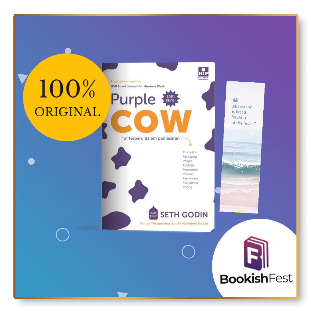 Jual Purple Cow (Cover 2021) by Seth Godin | Shopee Indonesia