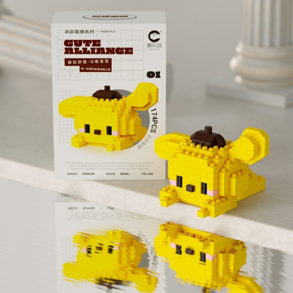 Jual XiNZ Mini Bricks Building Block Balok Susun DIY Toys Mini Block ...
