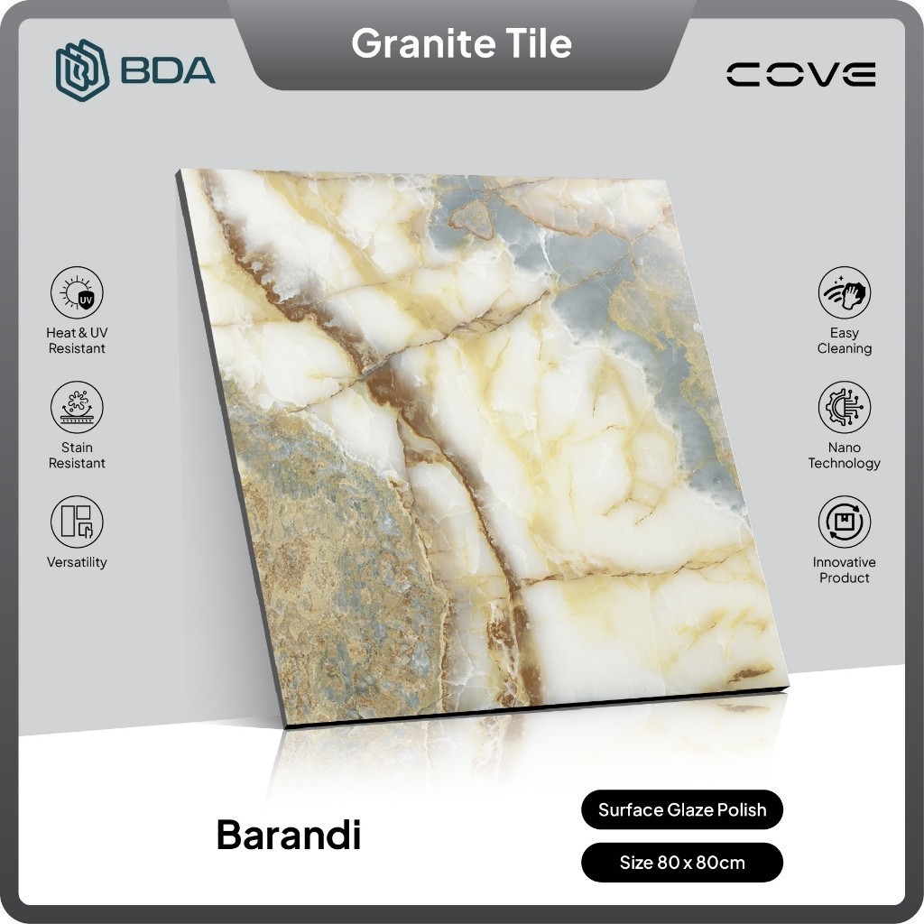 Jual BDA Granite Tile Granit 80x80 Keramik Lantai Keramik Dinding ...