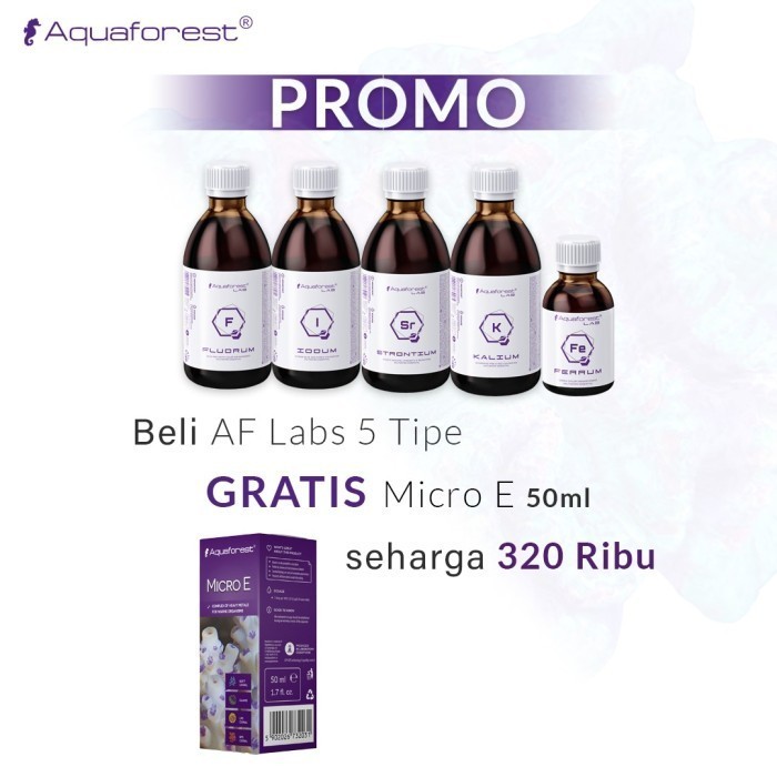 Jual AQUAFOREST PAKET LAB (F+I+SR+K+FE) FREE MICROE 50ML 320RB | Shopee Indonesia