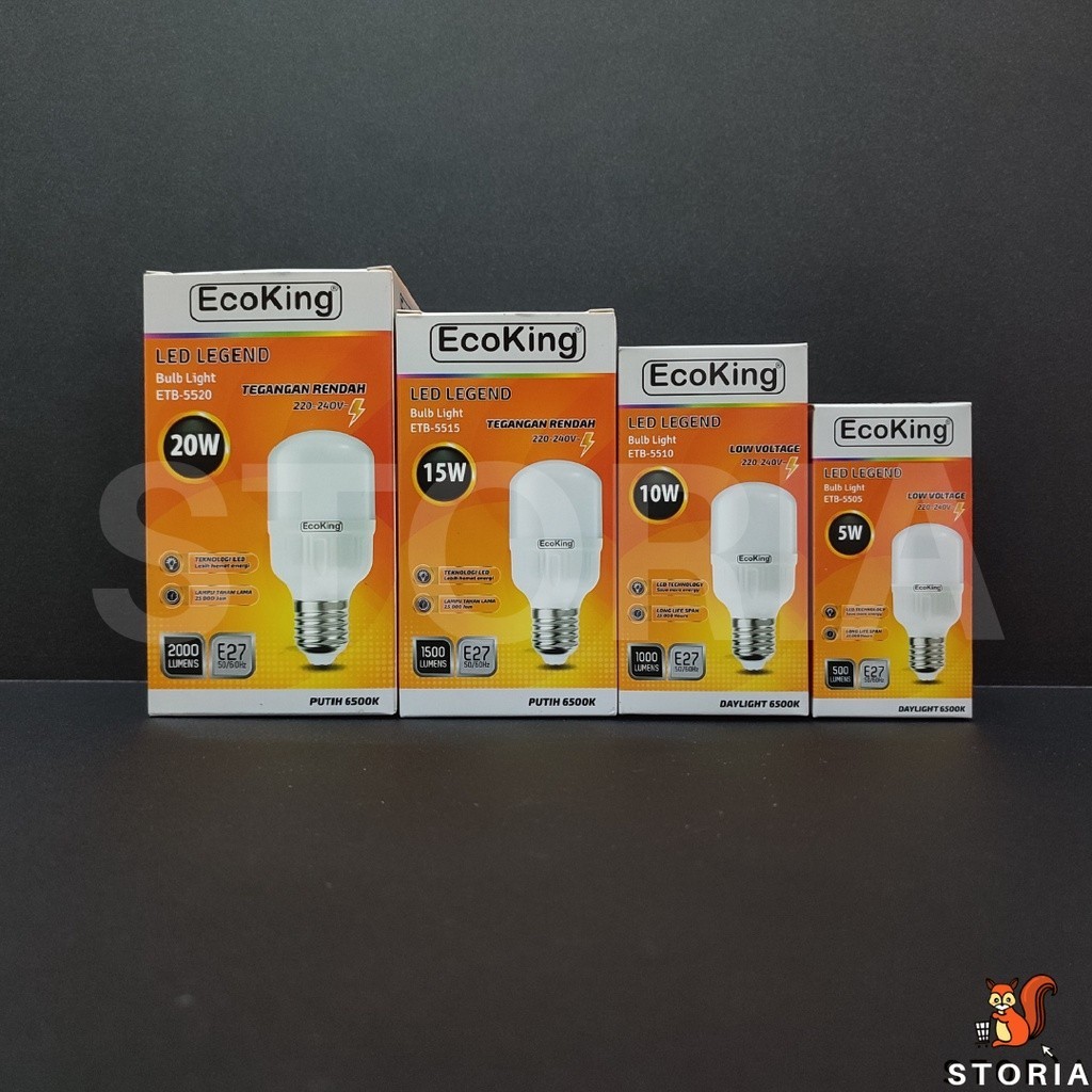 Jual ECOKING BOHLAM LED JUMBO LEGEND/LAMPU LED/TABUNG/KAPSUL/LED BULB | Shopee Indonesia