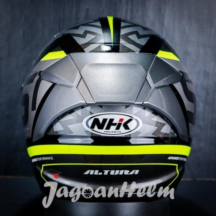 Jual helm nhk r1 elite altura black yellow | r-1 single visor | Shopee ...