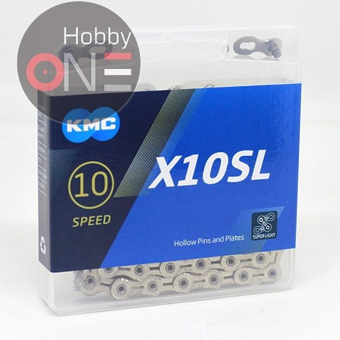 Jual Kmc X10Sl - X 10 Sl - Silver - Rantai 10 Speed | Shopee Indonesia
