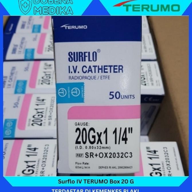 Jual Iv Catheter 18 20 22 24 Terumo Surflo 18G 20G 22G 24G I.V Cateter ...