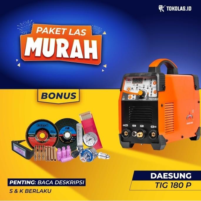 Jual Mesin Travo Las Inverter Daesung Tig Argon Tig 180 P Tig180 Las ...