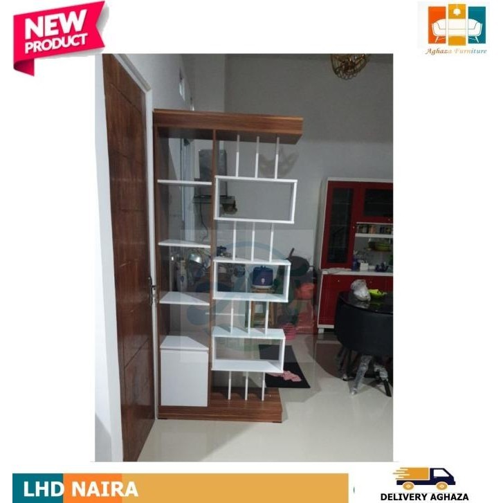 Jual Rak Partisi Penyekat Ruangan Minimalis | Lemari Hias Partisi ...