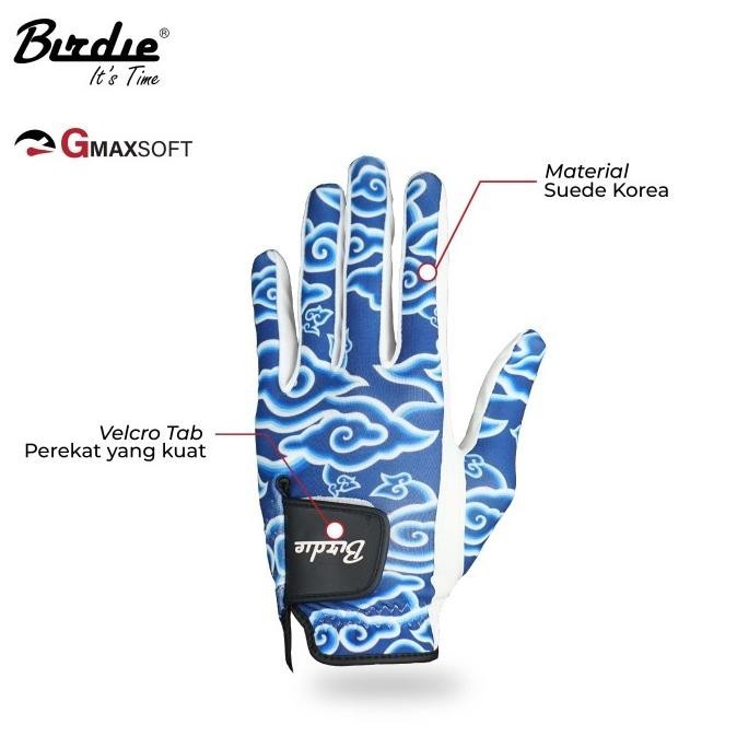 Jual Birdie Sarung Tangan Glove Golf GL-26 Batik Blue | Shopee Indonesia
