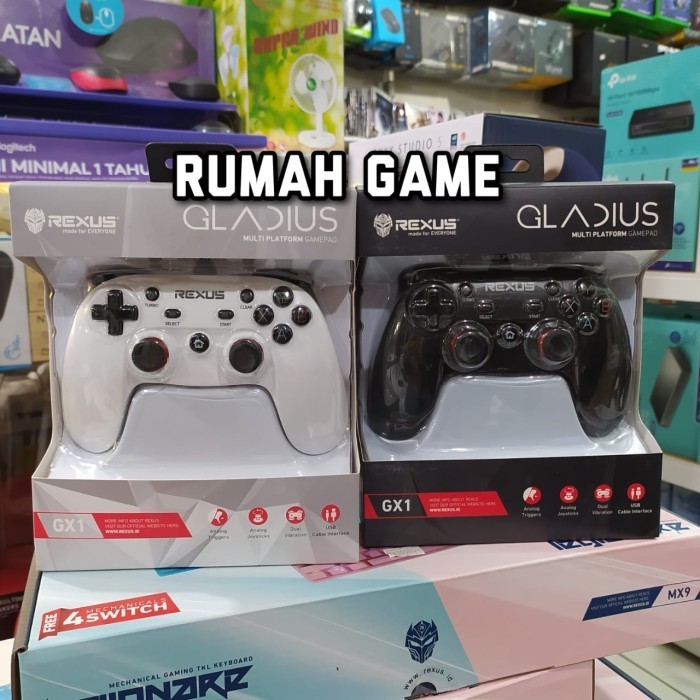Jual Ama Rexus Gladius Gx1 Pro Gaming Gamepad - Joystick / Stick Pc ...