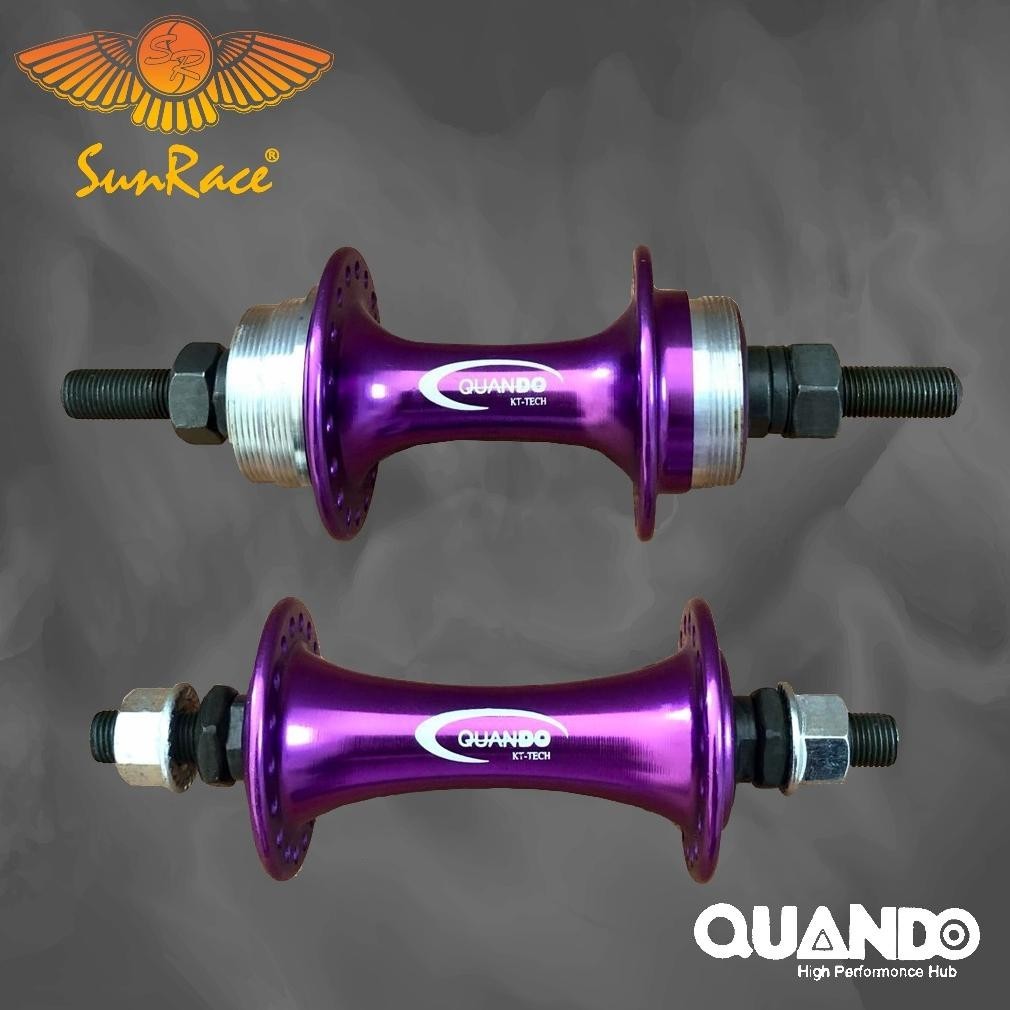 Jual HUB SEPEDA ALLOY SET QUANDO 36 H DRAT UNTUK FIXIE BMX LIPAT DLL ...
