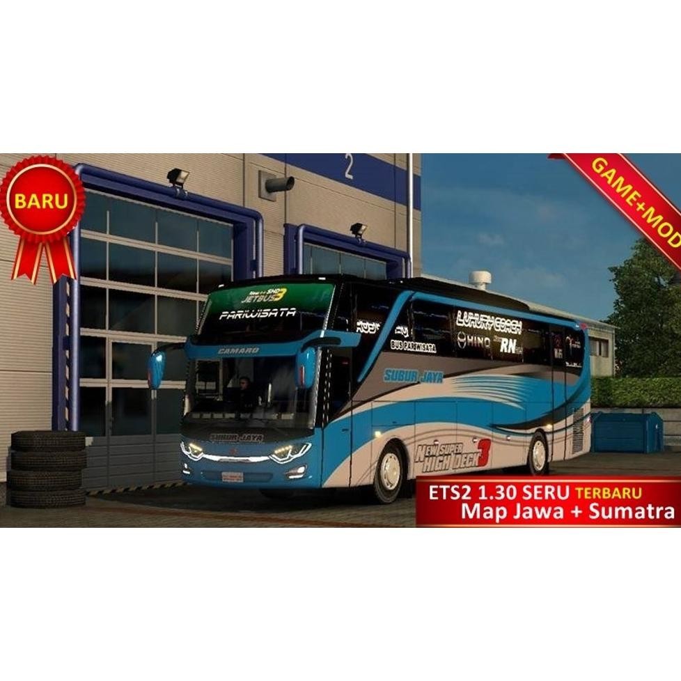 Jual BARUU ETS2 1.30 GAME BUS SIMULATOR INDONESIA SPESIAL MAP JAWA SUMATRA DAN JAWA TENGAH UNTUK ...