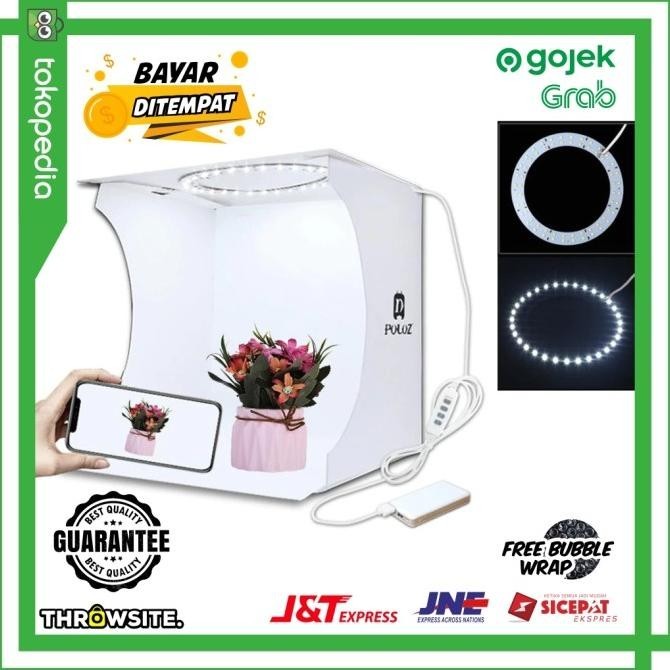 Jual Foto Studio Mini Lampu Ring Light 3 Color Temperature dgn 6 ...