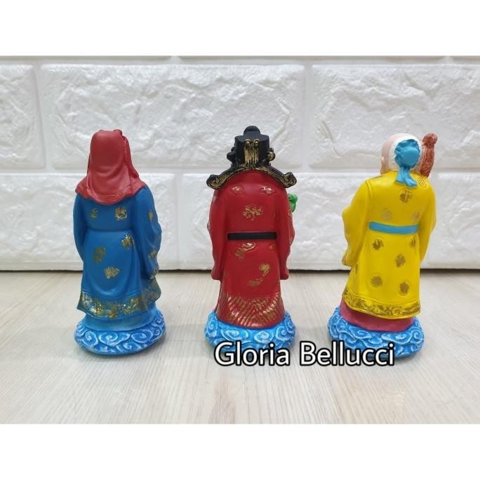 Jual Patung Pajangan Dewa Fuluso Miniatur Fu Lu Shou Risti Mart ...