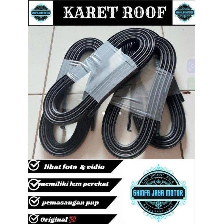 Jual Karet List Atap Mobil/Moulding /Karet Roof /List Atas Atap Kabin ...