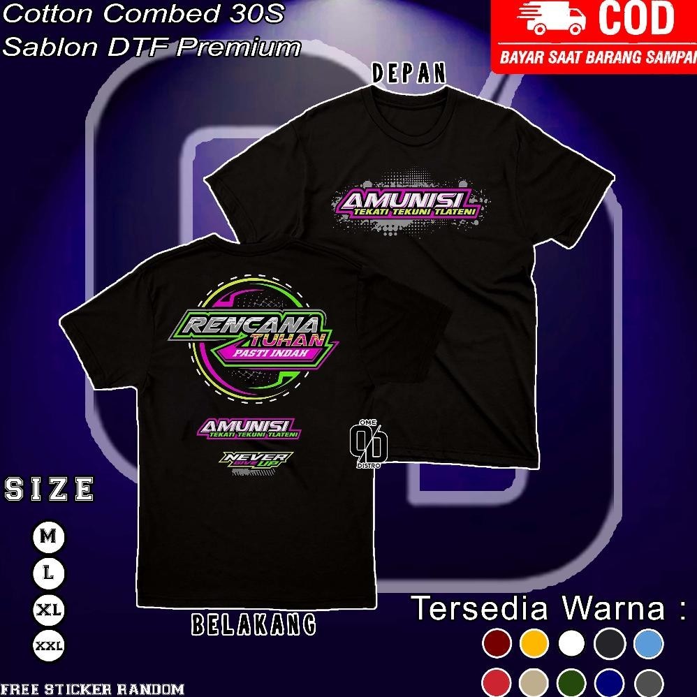 Jual Promo Baju Kaos Resing Rencana Tuhan Pasti Indah Never Give Up ...
