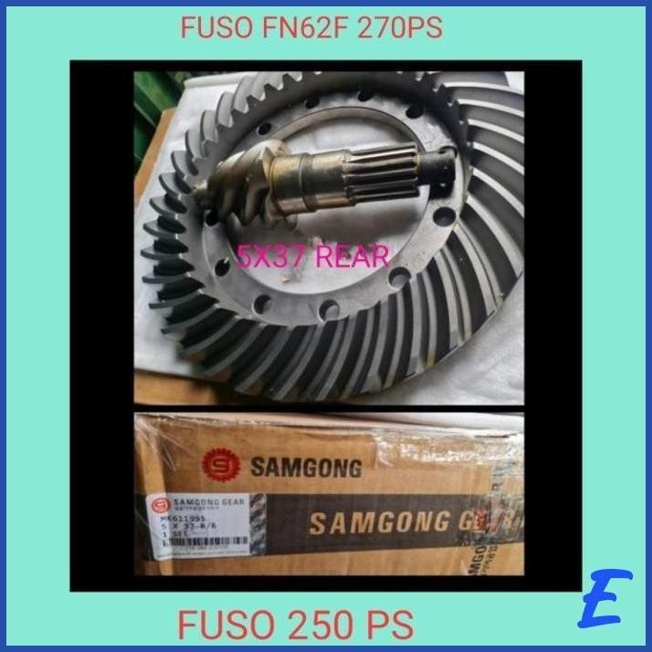 Jual | HF | GEAR SET DEPAN FUSO FIGHTER FN62F 270PS - 250PS RATIO 5X37 ...