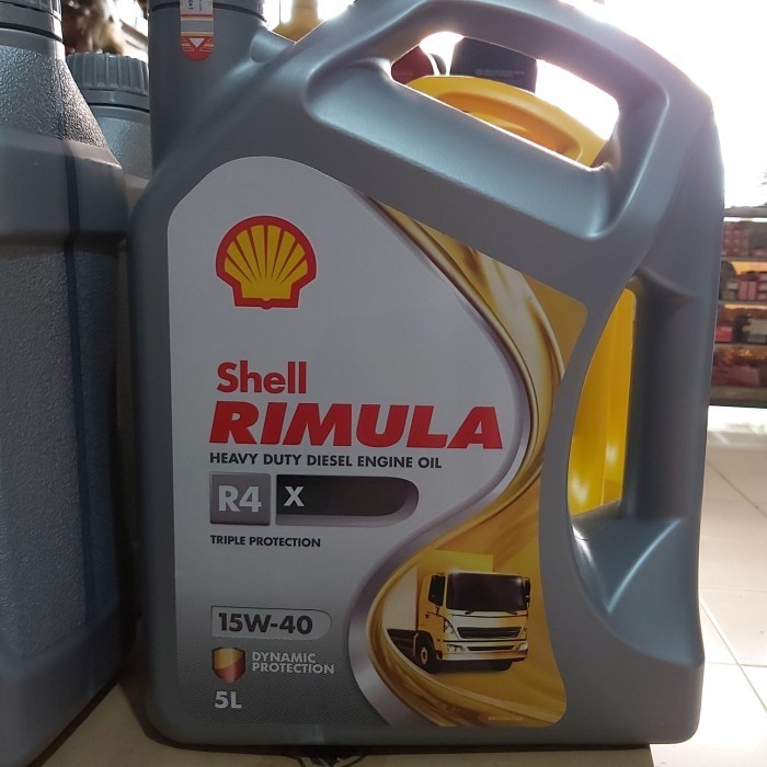 Jual oli shell rimula r4 x 15w-40 5l 100% ori | Shopee Indonesia
