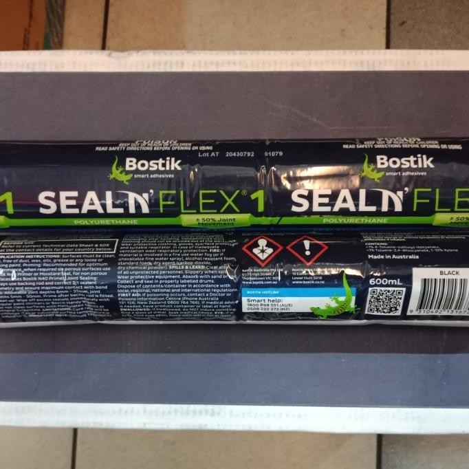 Jual bostik seal n flex 1 /bostik pu/bostik sosis warna hitam | Shopee Indonesia