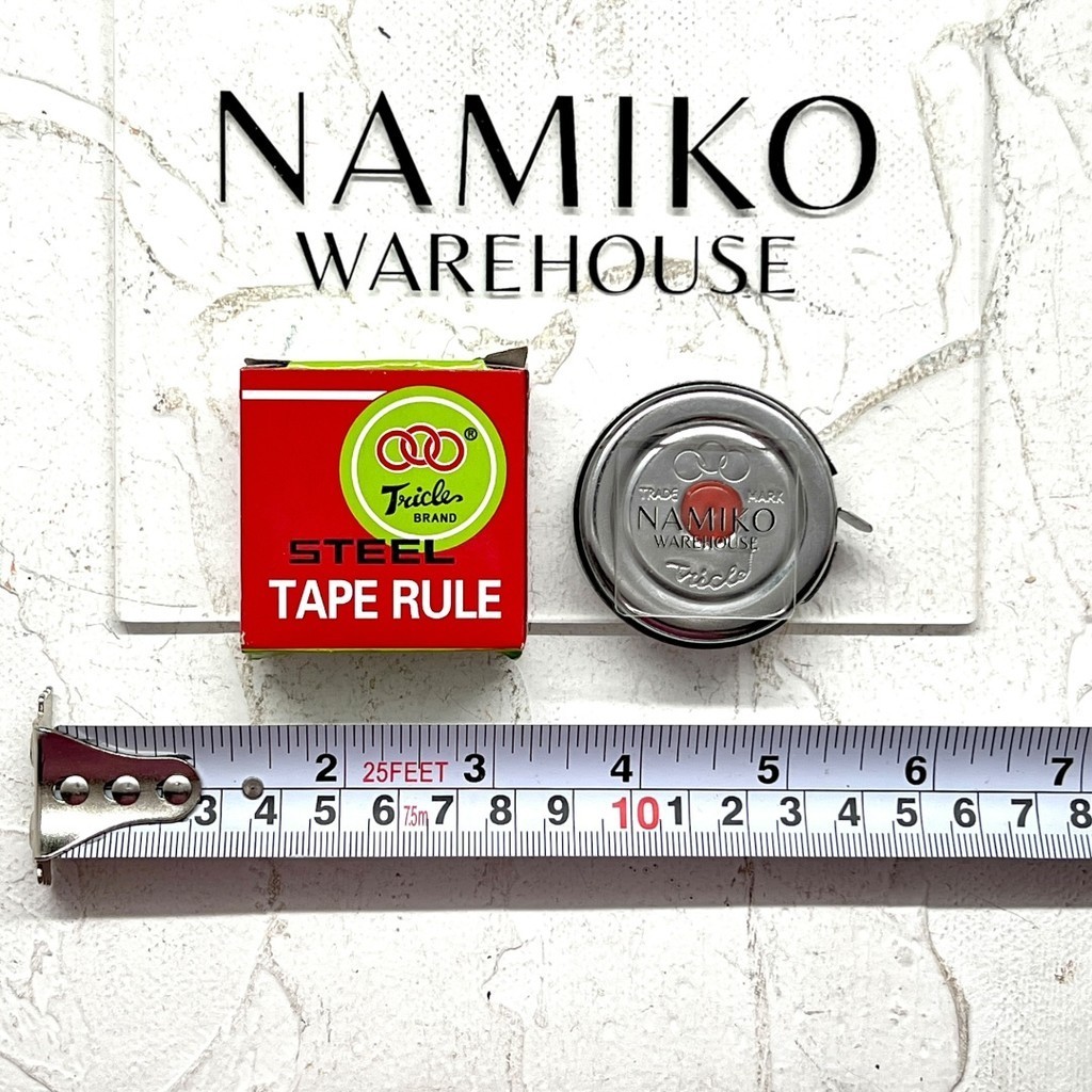 Jual Meteran Rol Bangunan Besi Bulat 2 Meter | Shopee Indonesia