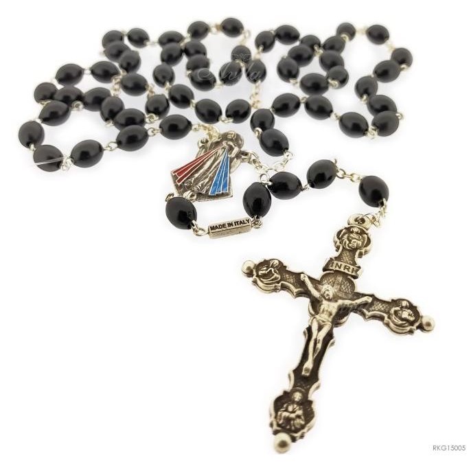 Jual [Ready Stock] Rosario Kayu Elips Hitam 8Mm Doa Katolik | Shopee ...