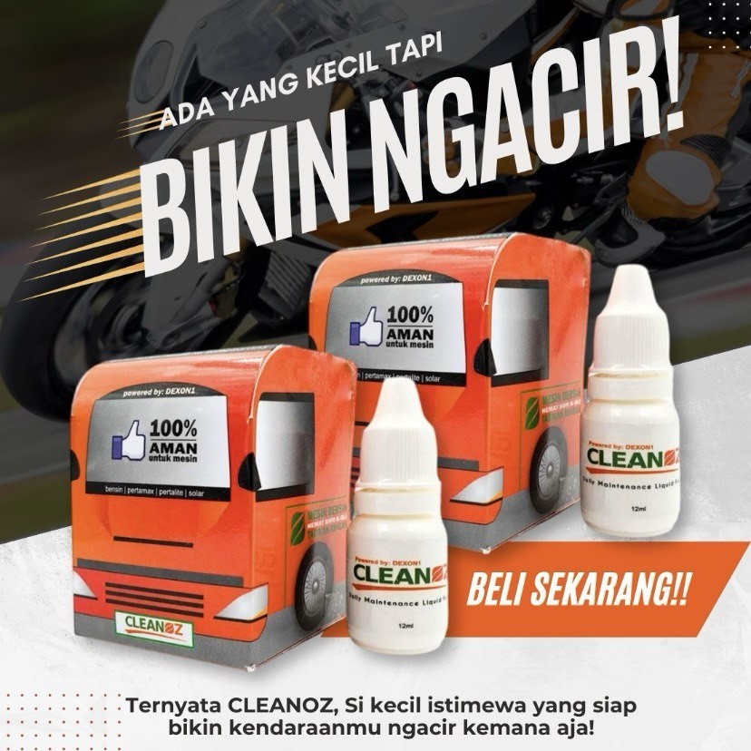Jual Cleanoz - Cairan Penghemat BBM dan Perawatan Mesin 12ml | Shopee ...