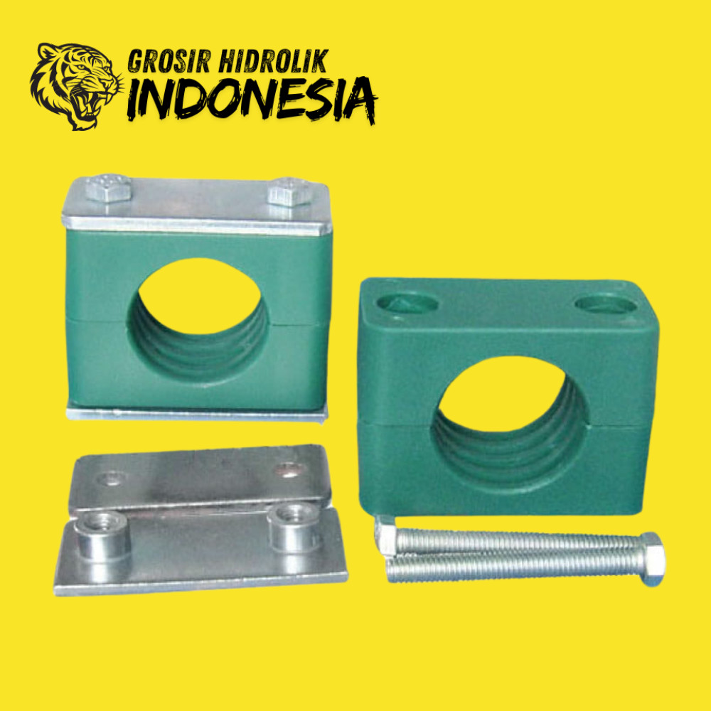 Jual 28MM KLEM PIPA HIDROLIK CLAMP STAUFF PIPE TUBING HYDRAULIC HEAVY ...