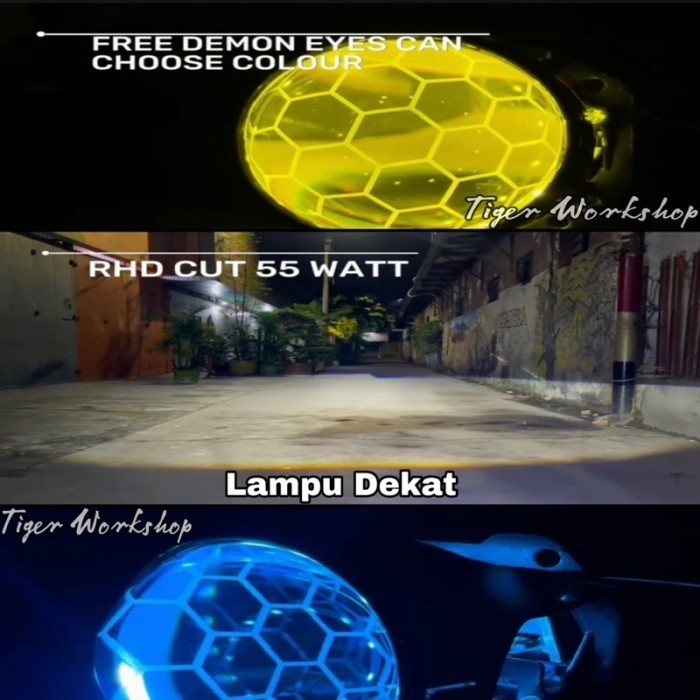 Jual Lampu Depan Biled 2.5 Inchi Lensa Lens Bola Fifa Biled Variasi 55 ...