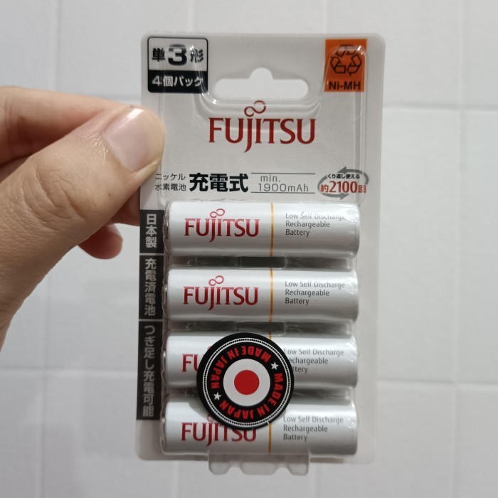 Jual Ready!!! Baterai Aa Fujitsu White Rechargeable Min. 1900 Mah ...
