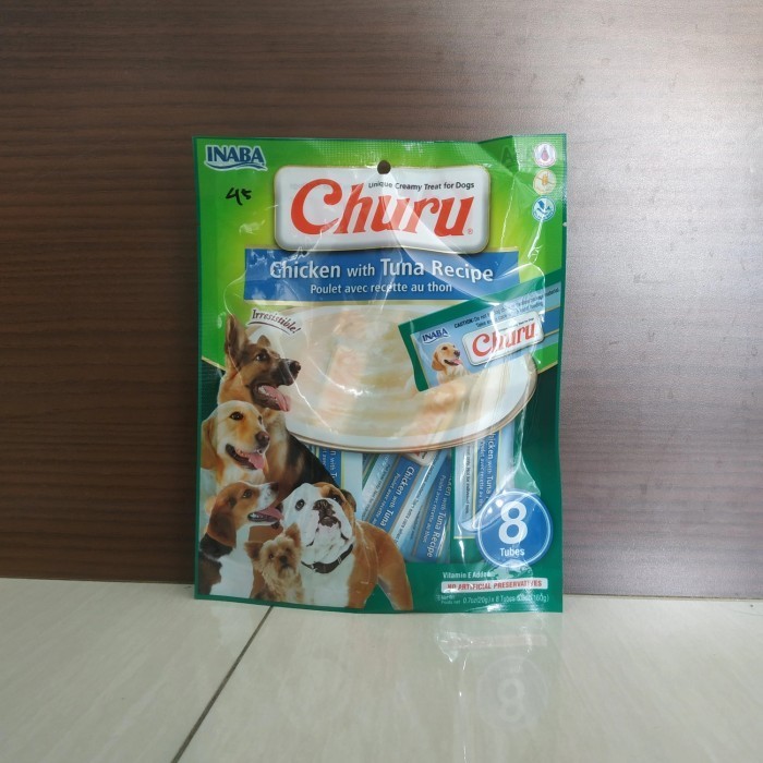 Jual Snack Anjing-Inaba Churu Unique Creamy Treat For Dog Isi 8Pcs 160Gr | Shopee Indonesia
