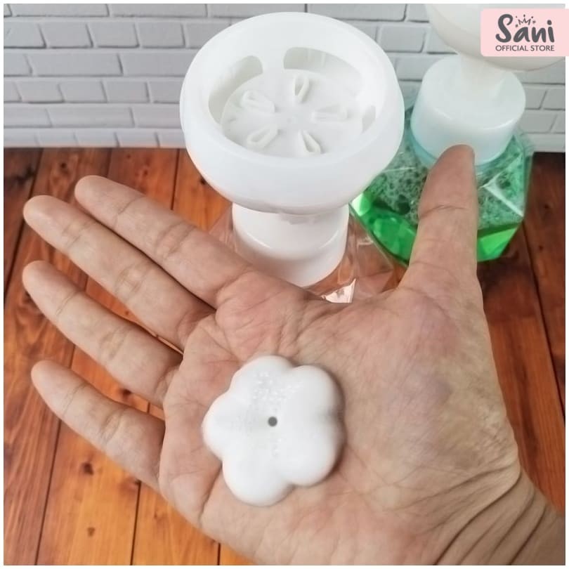 Jual Sani | Botol Foam Bunga Diamond Busa Flower Soap Dispenser Isi ...