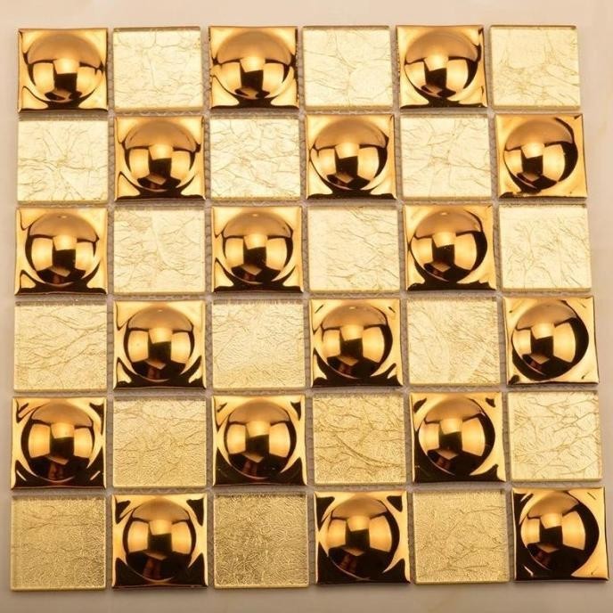 Jual Mozaik Glass Mosaic Premium Hiasan Dinding Interior Size 30x30cm ...