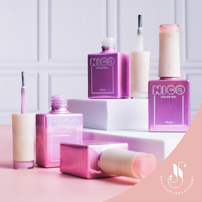 Jual Gwe Nico Jelly Pastel Set Dan Satuan Nail Art Gel Polish Kutek ...