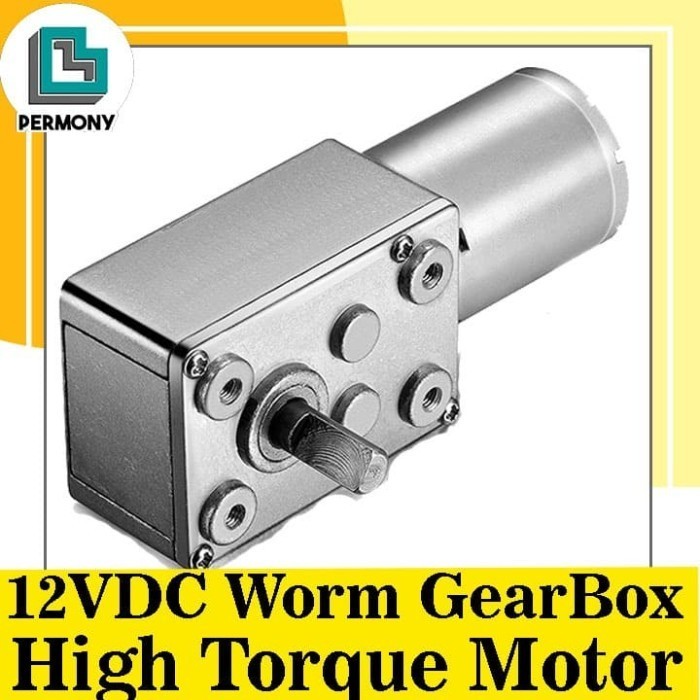 Jual Gearbox Motor Dc Worm Gear Box High Torque Jgy370 | Shopee Indonesia
