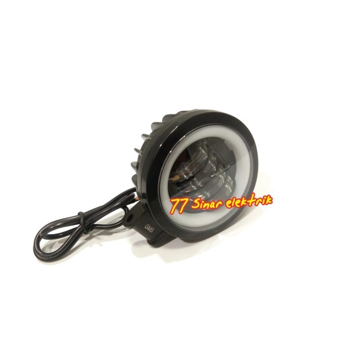 Jual Lampu Tembak Sorot Led Cwl 4 Mata Bulat 2 Warna Lampu Led Motor ...