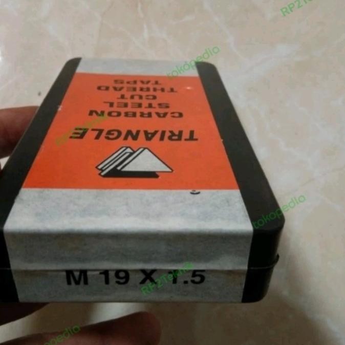 Jual Triangle Hand Tap M19 X 1.5 Pebuka Drat Baut 3Pcs Original M19 ...