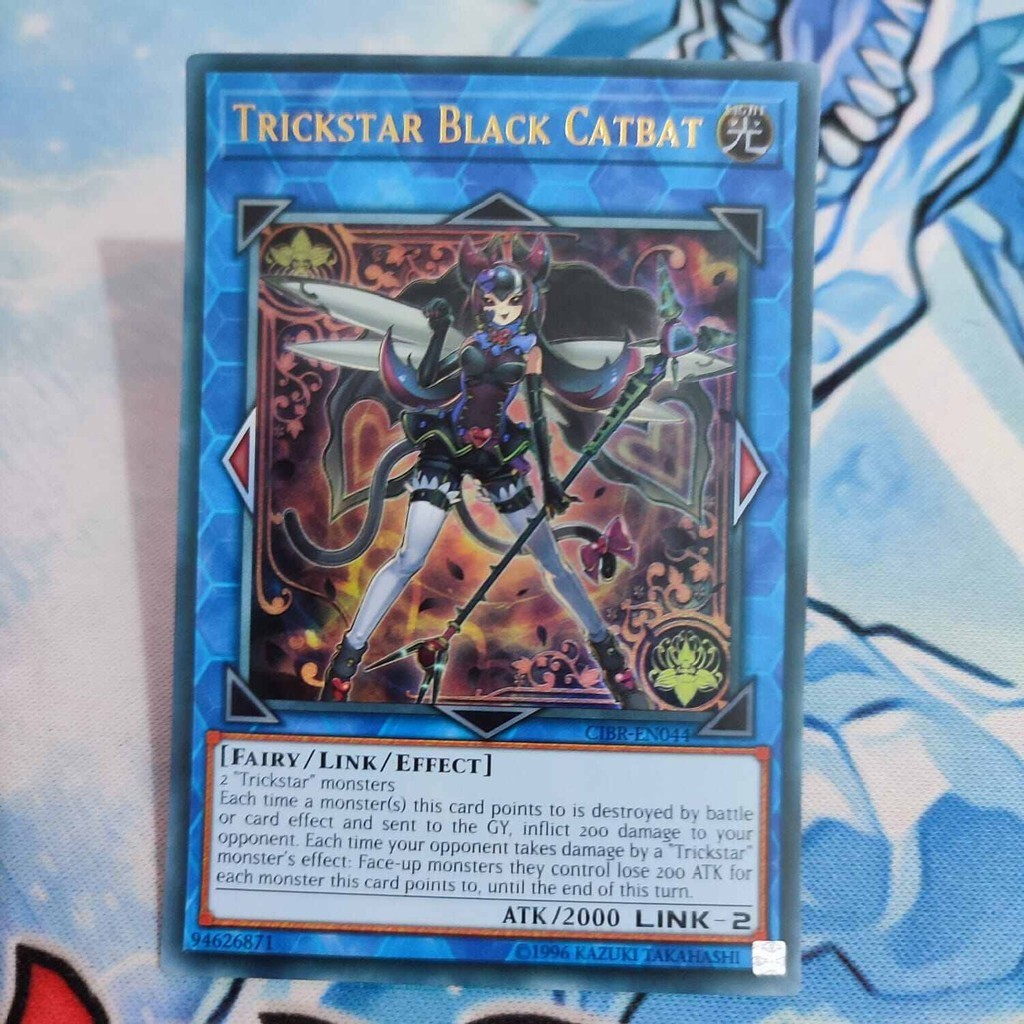 Jual yugioh trickstar black catbat CIBR ultra rare original | Shopee Indonesia