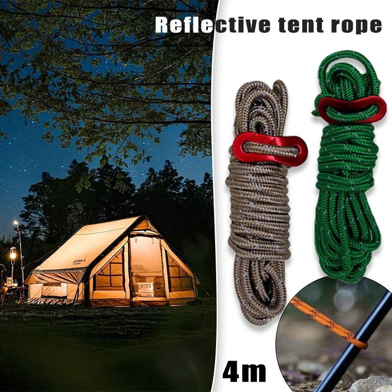 Jual 4m Tali Angin Kanopi Tali Tenda Angin Reflektif Tali Serut Tebal ...