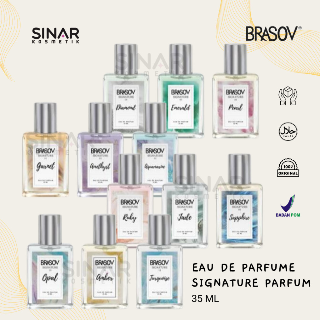 Jual Brasov EDP Eau De Perfume Signature Parfum 35ml | Shopee Indonesia