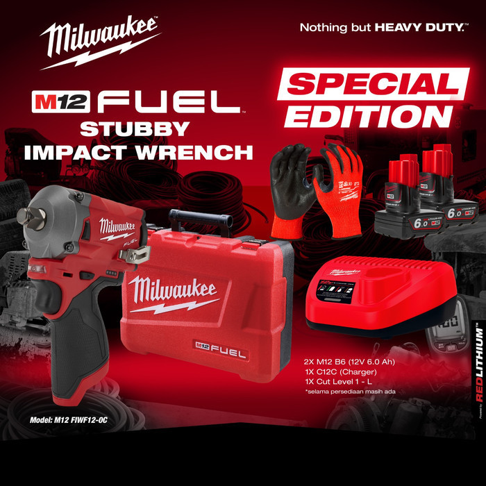 Jual Paling Berkualitas Milwaukee M12 Fuel Fiwf12-0C Cordless Stubby ...